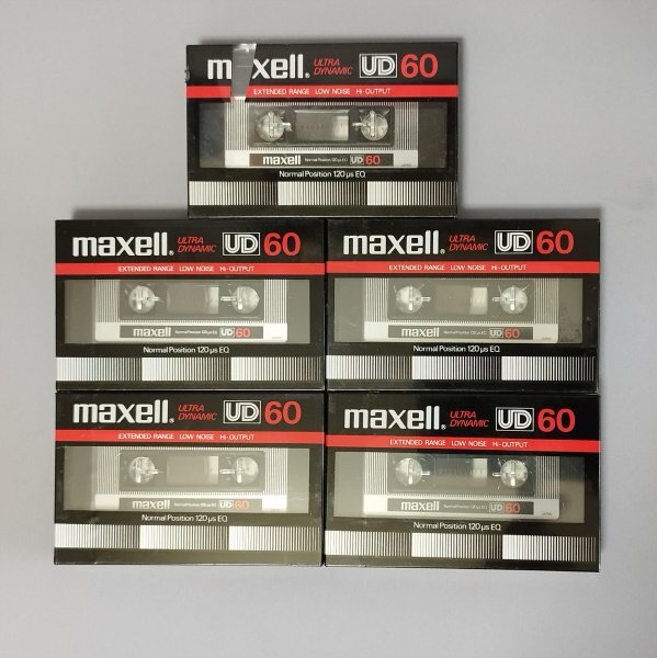 【未使用】maxell UD 60 ノーマル カセットテープ 5本 マクセルの落札情報詳細 - Yahoo!オークション落札価格検索 オークフリー