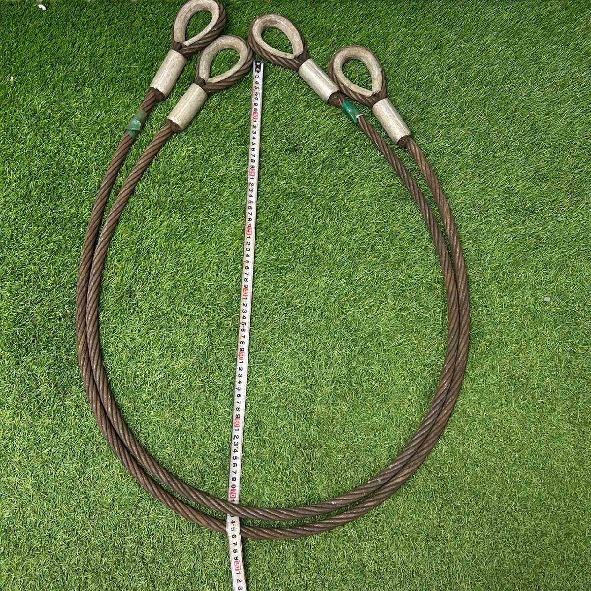 【傷や汚れあり】【現状品】『12-053』玉掛けワイヤー 日本製 2本 荷下ろし 重量物の落札情報詳細 - Yahoo!オークション落札価格 ...