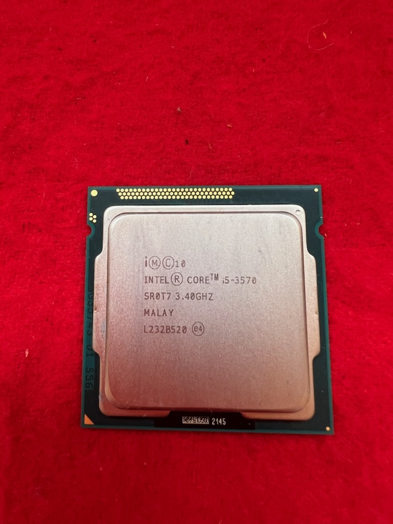 【目立った傷や汚れなし】CPU Intel Core i5 3570K 3.4GHz 動作確認済の落札情報詳細 - Yahoo!オークション落札価格検索 オークフリー