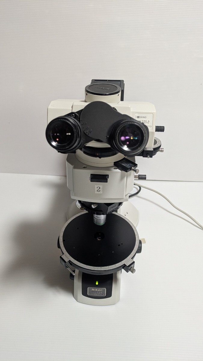 【やや傷や汚れあり】Nikon/ニコン Eclipse ME600L 金属 精密 顕微鏡 接眼レンズ：LU Plan 5x/0.15・0x/0.30 / 55345Yの落札情報詳細 ...