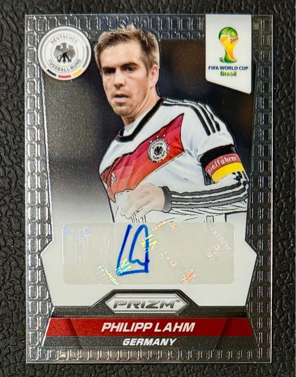 【未使用に近い】PANINI 2014 PRIZM WORLD CUP PHILIPP LAHM フィリップ ラーム ドイツ代表 直筆サイン ...