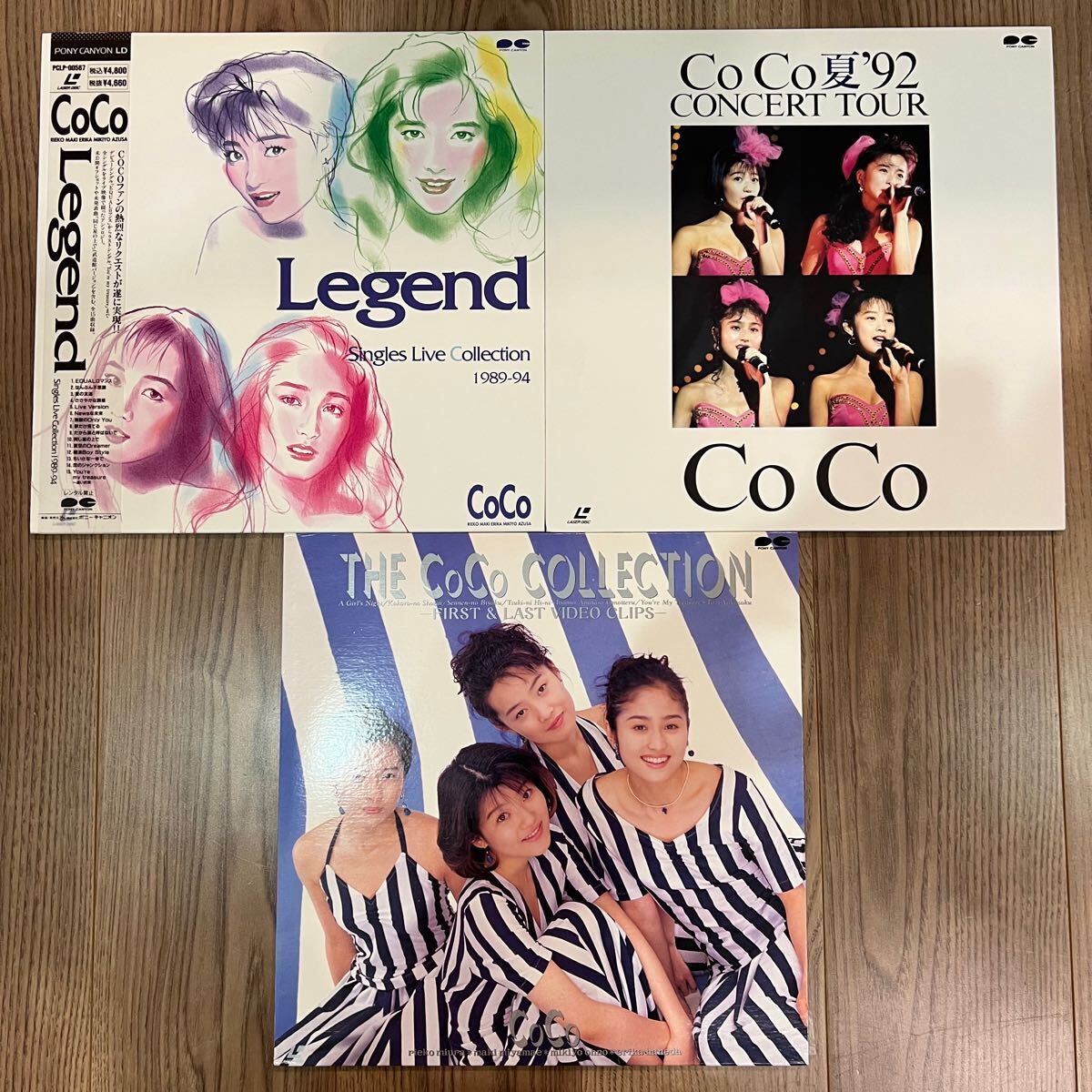 【目立った傷や汚れなし】【CoCo LD 3枚セット】 Legend Singles Collection1984-94 First & Last Video Clips 夏 '92 ...