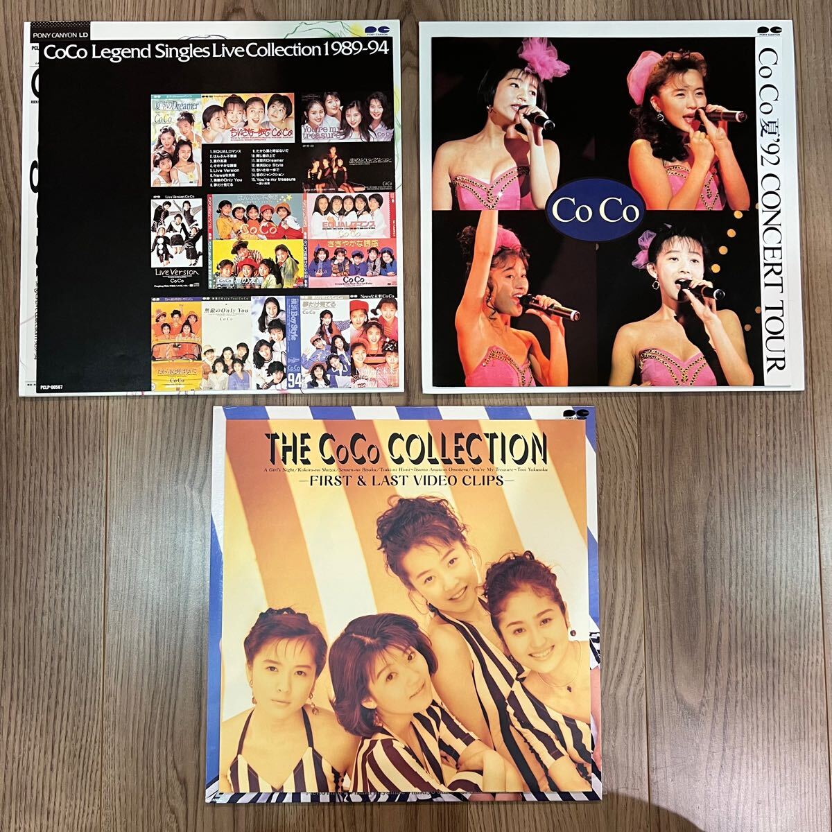 【目立った傷や汚れなし】【CoCo LD 3枚セット】 Legend Singles Collection1984-94 First & Last Video Clips 夏 '92 ...