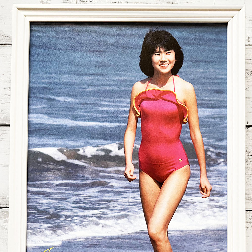 【目立った傷や汚れなし】額装品 松本伊代 水着 /80年代アイドル・グラビア/昭和/若い頃/ポスター風広告/A4サイズ額入り/アートフレーム YH08-2の落札情報詳細 - Yahoo ...