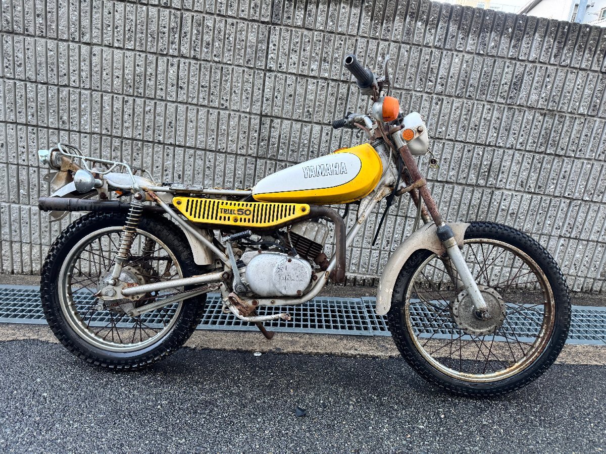 【やや傷や汚れあり】YAMAHA ヤマハ TY50 YELLOW 現状出品 走行7,418km レストアベース車 書類付き ￥1～ 1円の落札情報詳細 - Yahoo!オークション落札価格検索 ...