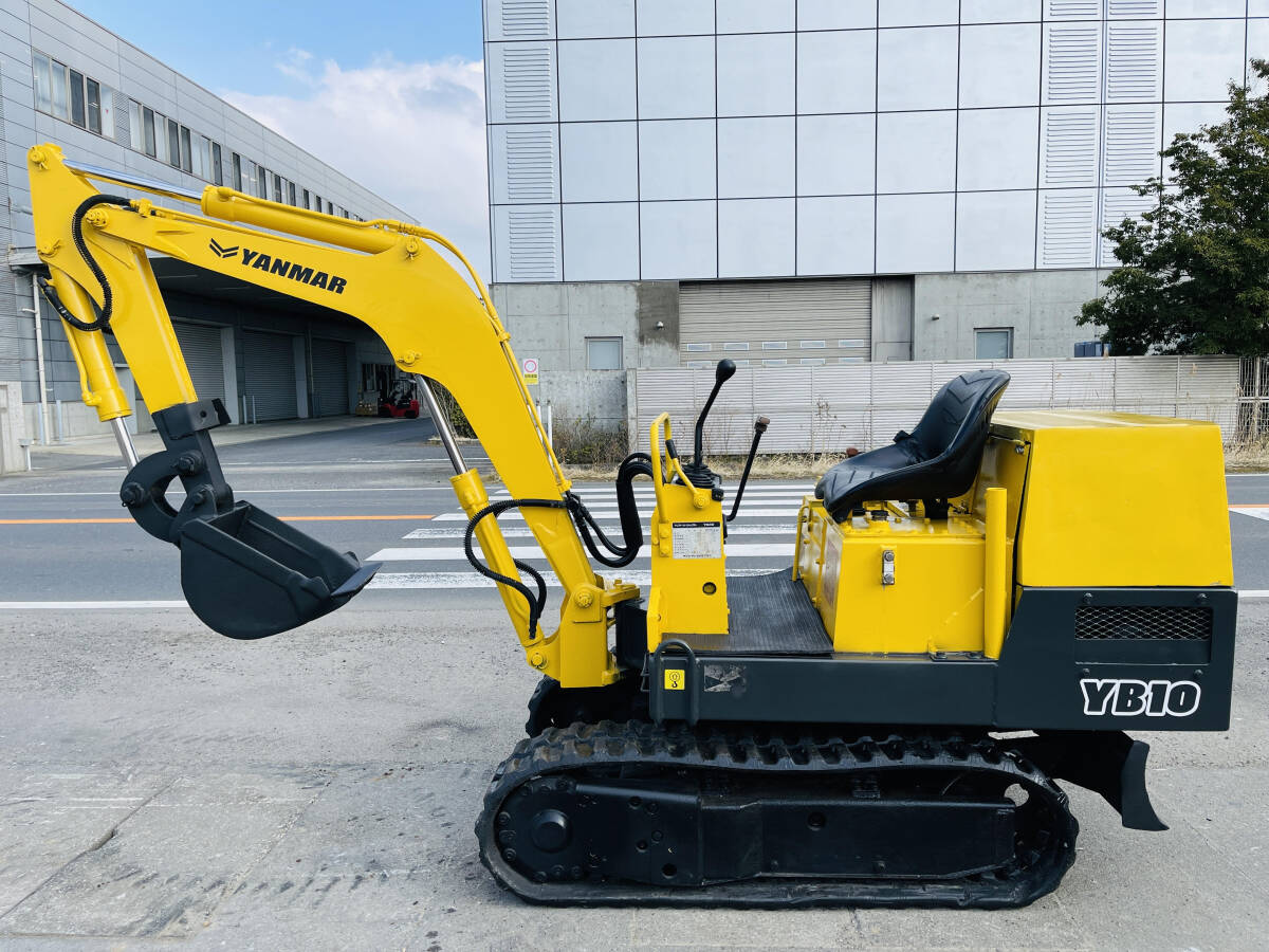 【目立った傷や汚れなし】ヤンマー YB10 ミニユンボ YANMAR ミニショベル 1235時間 1トンクラス 茨城県 陸送可能 引取り可能の落札情報詳細 - Yahoo!オークション落札価格 ...