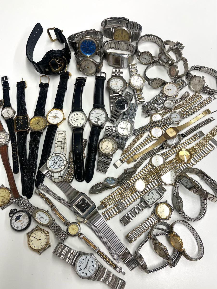 【全体的に状態が悪い】【JL5-5184】★ジャンク品★腕時計まとめて50点出品 SEIKO RADO G-SHOCK ブランド時計 ファッション時計 etc 1円スタートの落札情報詳細 ...
