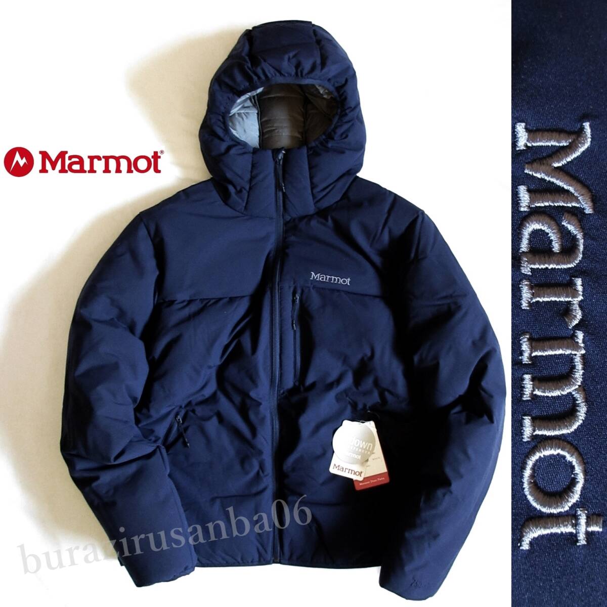 【未使用】メンズ M 未使用 定価40,700円 Marmot マーモット 750フィル ダウンジャケット Monsoon Down Parka 保温性が高い撥水ダウン down ...