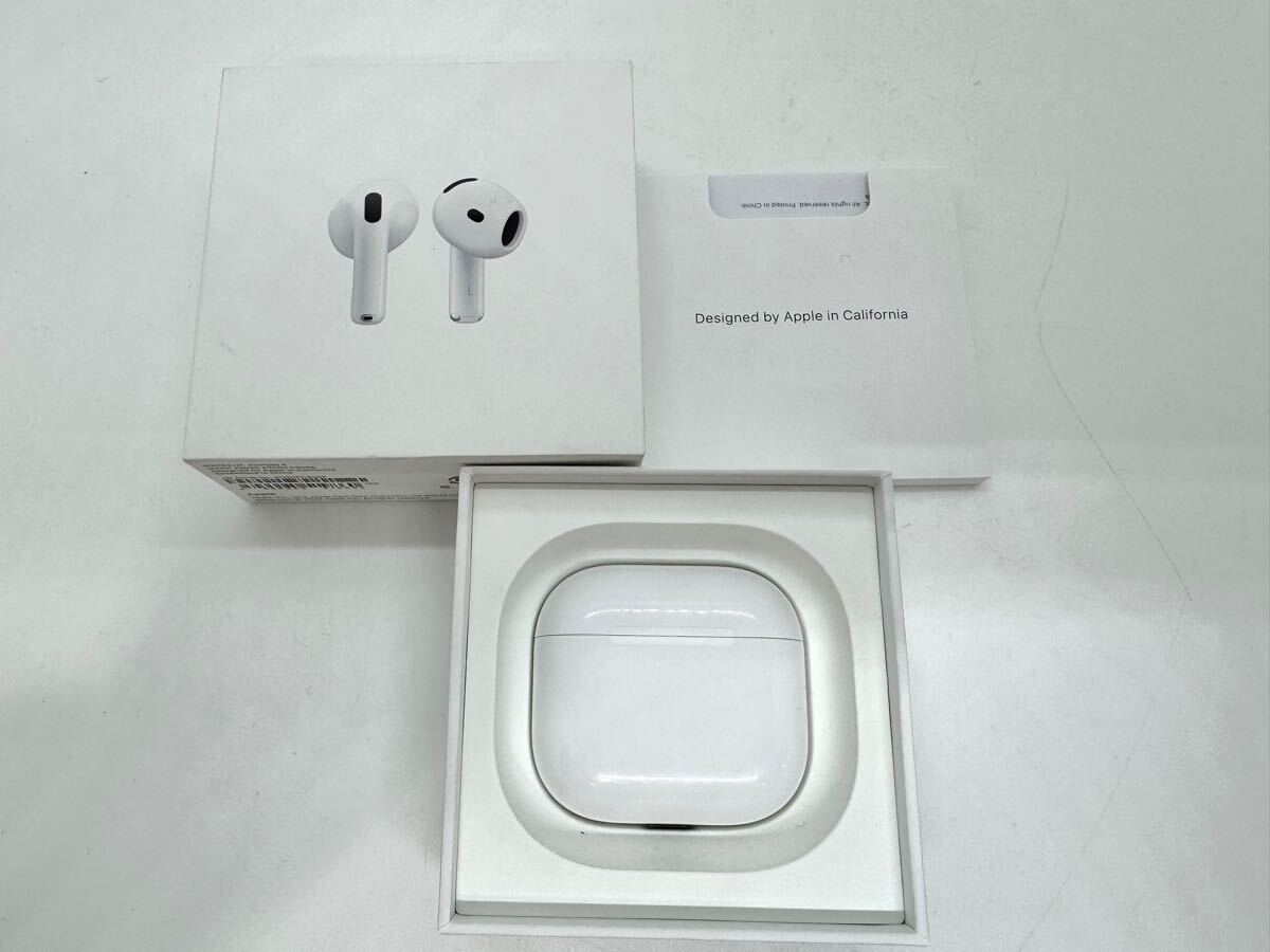 【やや傷や汚れあり】Apple アップル MXP63J/A AirPods 4 エアーポッズ4 第4世代 H2チップ搭載 ワイヤレスイヤホンの落札情報詳細 - Yahoo!オークション落札価格 ...