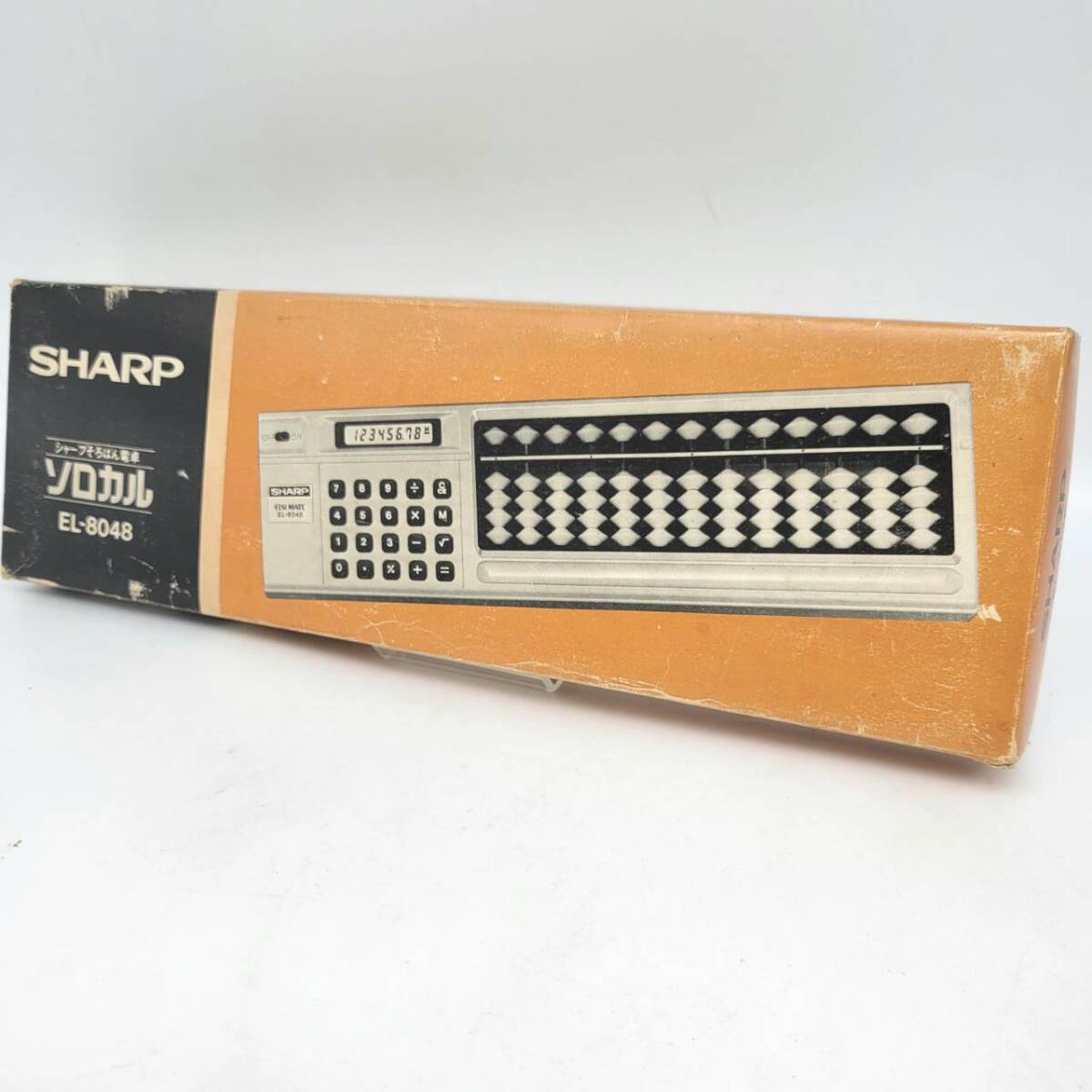 【傷や汚れあり】SHARP / シャープそろばん電卓 ソロカル / EL-8048 ｜ シャープ / そろばん / 電卓 / ELECTRONIC CALCULATOR / コ②の落札情報詳細 ...