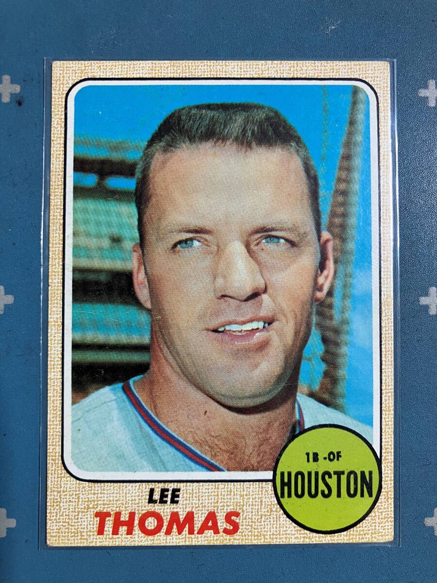 【目立った傷や汚れなし】1968 Topps Baseball #438 Lee Thomas Houston Astros 2 Time ...