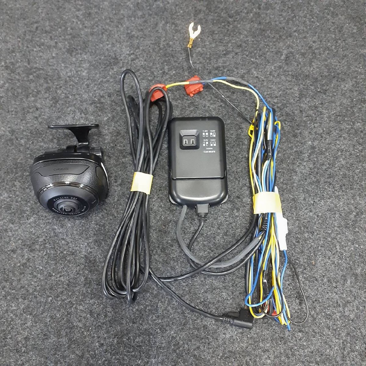 【やや傷や汚れあり】CARMATE d'Action360 DC3000 社外 ドライブレコーダー 駐車監視ハーネス DC200 カーメイト ダクション b0102-gyrの落札情報詳細 ...