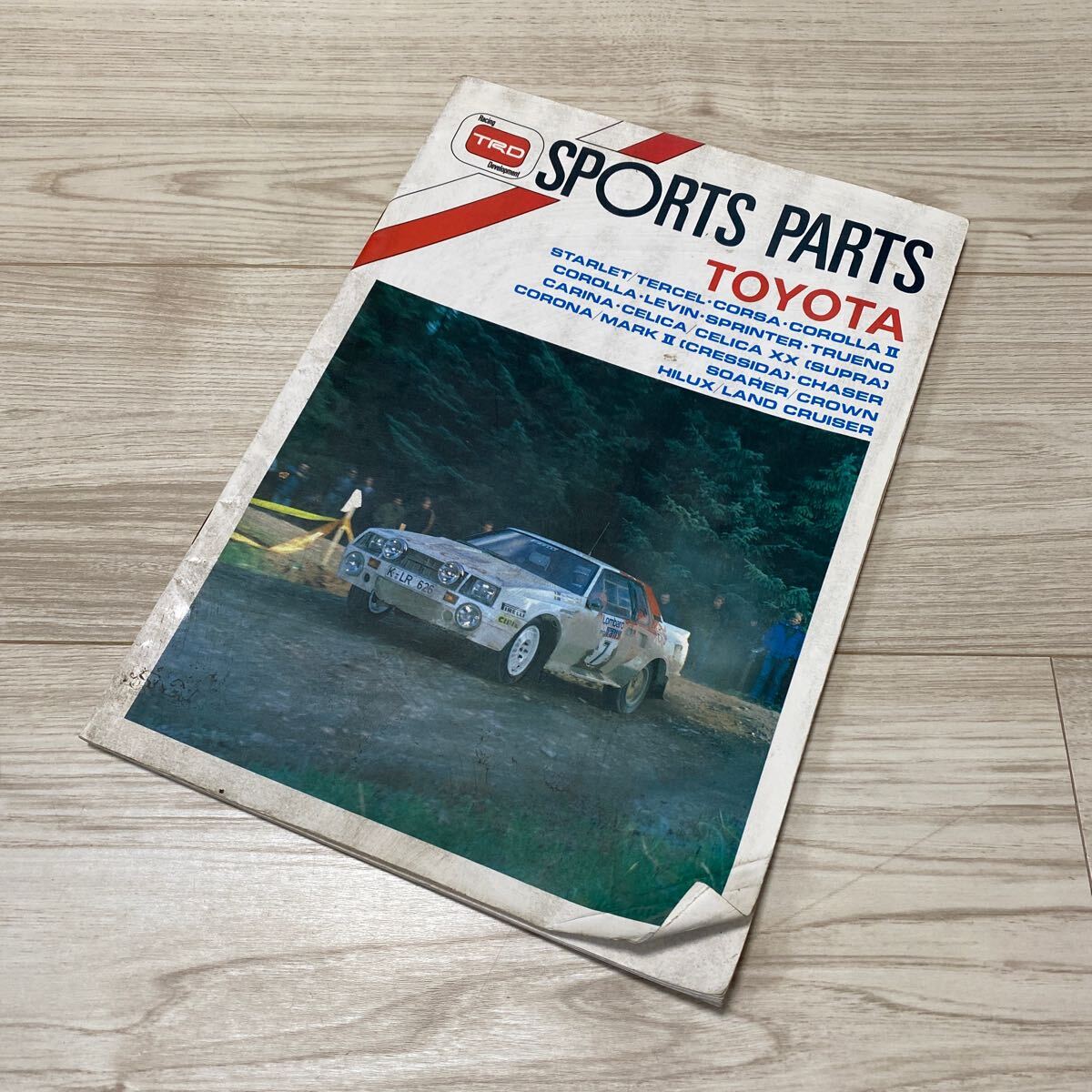 【全体的に状態が悪い】trd カタログ ae86 kp61 ae80 ma61 gx71 ra40 ma40 ma61 ハチロク マーク ソアラ セリカ カリーナ トレノ レビン スターレット ...