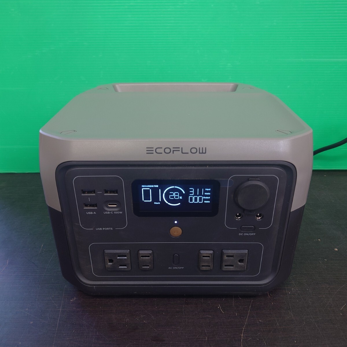 【未使用に近い】WC 300 動作OK EcoFlow ポータブル電源 RIVER2 Max 512Wh バッテリー エコフロー 美品 中古品 ...