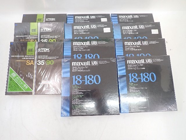 【未使用】【未開封品】7号オープンリールテープ TDK SA 35-90 EEポジション 3本/maxell UD 18-180(N) 8本 計11本セット § 711C2-14の落札情報詳細 ...