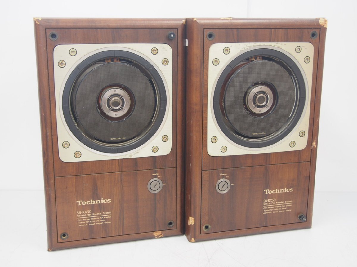 【傷や汚れあり】☆【2R0207-1】 【140サイズ2個口にて配送】 Technics テクニクス Coaxial Flat Speaker ...