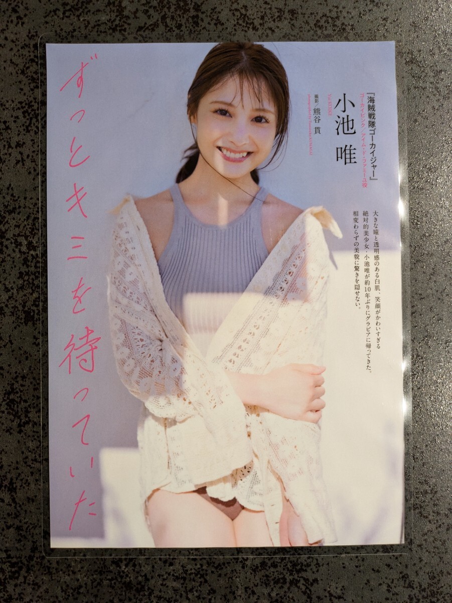 【目立った傷や汚れなし】【ラミネート加工】小池唯 7P さとう珠緒 7P 切り抜き 14P 週刊プレイボーイ2025年No.9・10の落札情報詳細 - Yahoo!オークション落札価格検索 ...