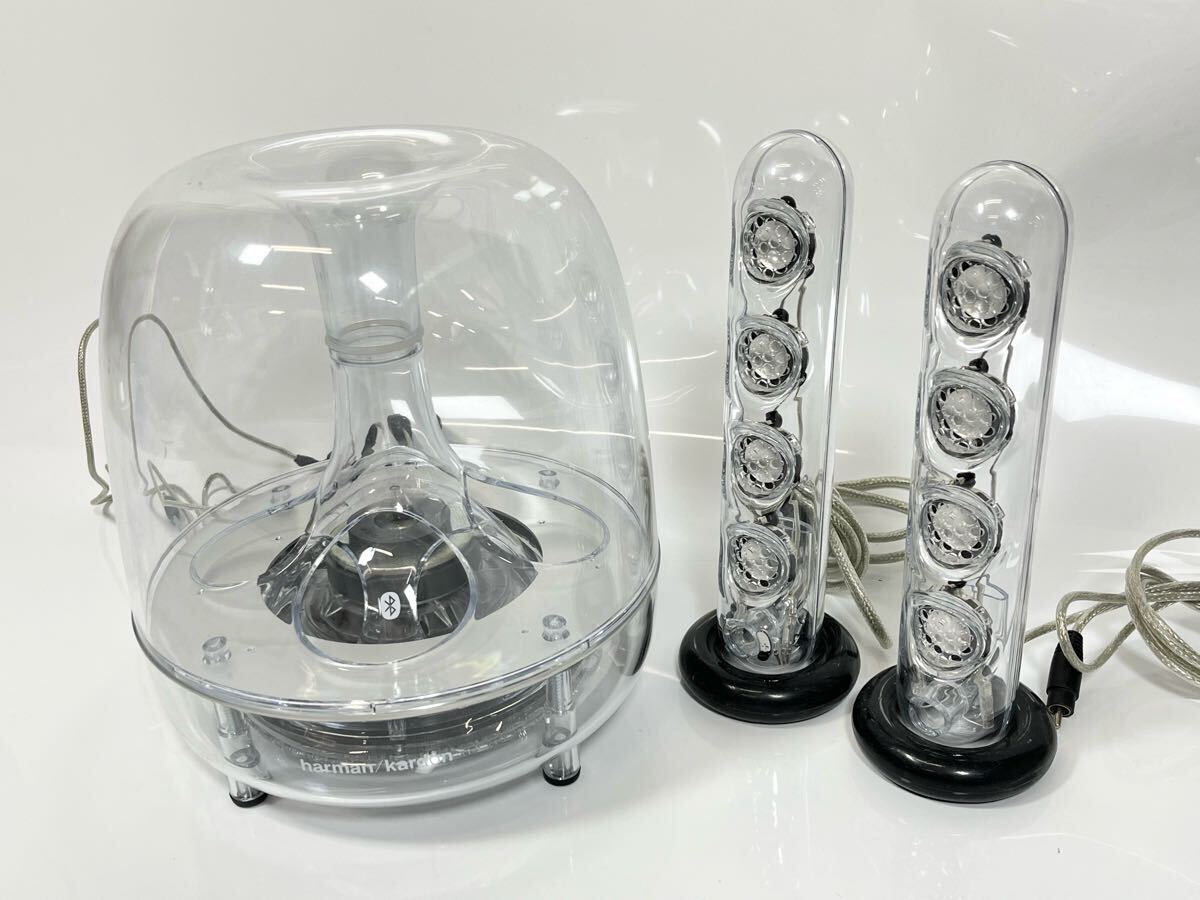 【やや傷や汚れあり】【1円スタート】 【中古品】harman Kardon ハーマンカードン SoundSticks Wireless ...