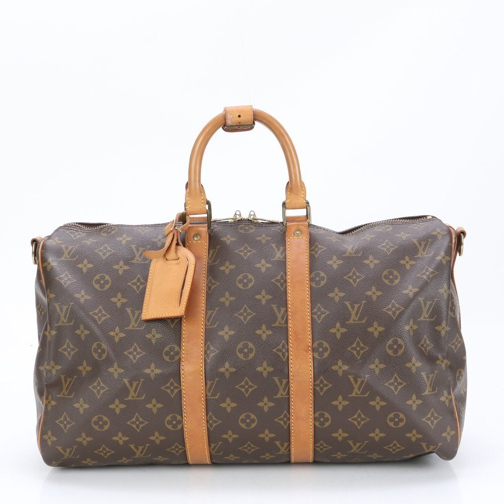 【目立った傷や汚れなし】1円 美品 ルイヴィトン モノグラム キーポル 45 M41428 レザー ボストン バッグ 出張 旅行 トラベル ショルダー A4 メンズ RRE BP5-8の落札 ...