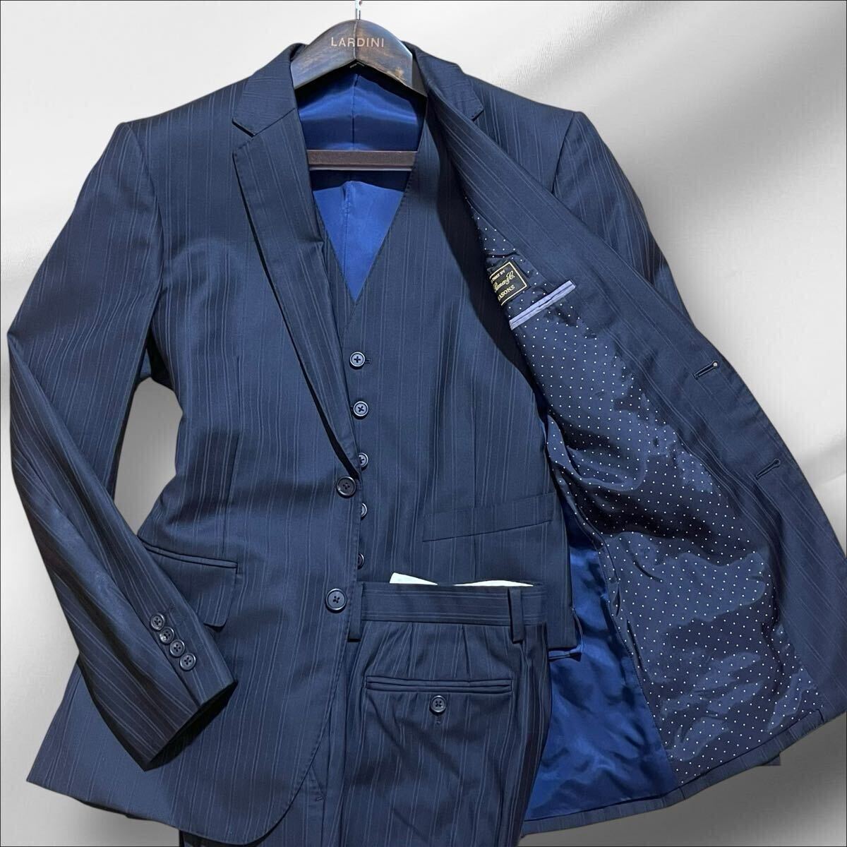 【やや傷や汚れあり】1円～ 6T6003O0125 PaulSmith ポールスミス ブルー文字盤 1032-T001599 QZ クォーツ SS メンズ 腕時計 純正ベルト 動作未確認 現状 ...