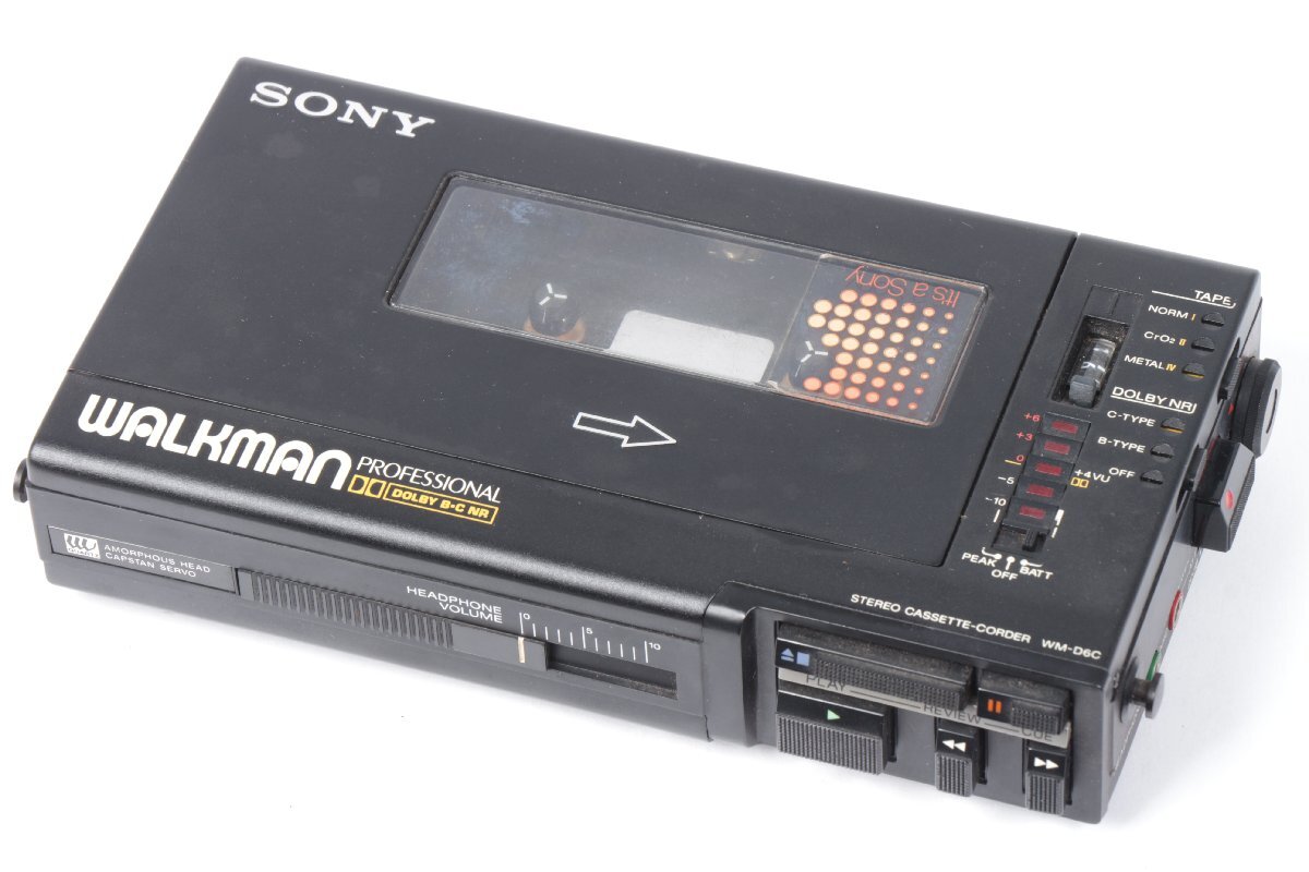 【全体的に状態が悪い】【R1-00267】1円 SONY WALKMAN ソニー ウォークマン PROFESSIONAL WM-D6 ...