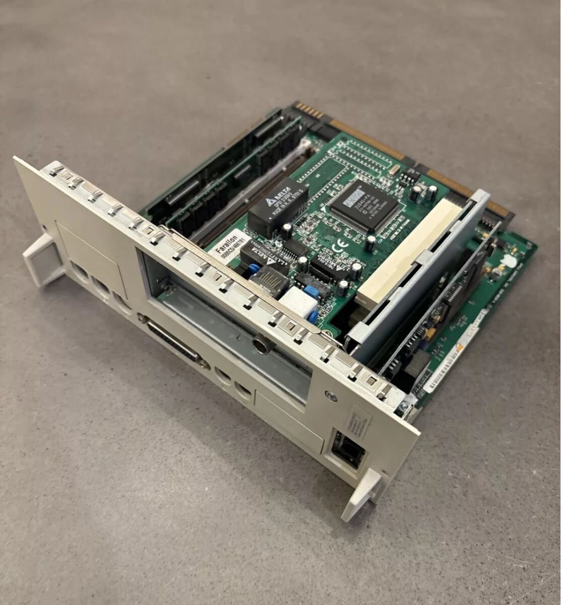 【やや傷や汚れあり】Apple Power Macintosh 6400 ロジックボード Alchemy CS2 ethernet card付 ...