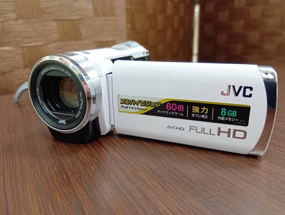 【目立った傷や汚れなし】＃2427B JVC ケンウッド FULL HD GZ-E333-W デジタルビデオカメラ 2017年製 撮影確認済みの落札情報詳細 - Yahoo!オークション落札 ...