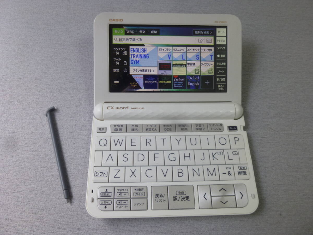 【傷や汚れあり】CASIO カシオ 電子辞書 EX-word DATAPLUS 10 XD-Z9800★動作確認済み★現状品 G3134の落札情報詳細 - Yahoo!オークション落札価格検索 ...
