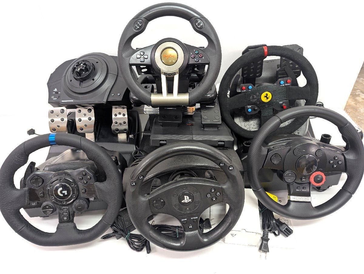 【全体的に状態が悪い】Thrustmaster スラストマスター Logicool ロジクール ステアリングコントローラー ハンコン 大量 まとめ ※ジャンク 《U9730の落札情報詳細 ...
