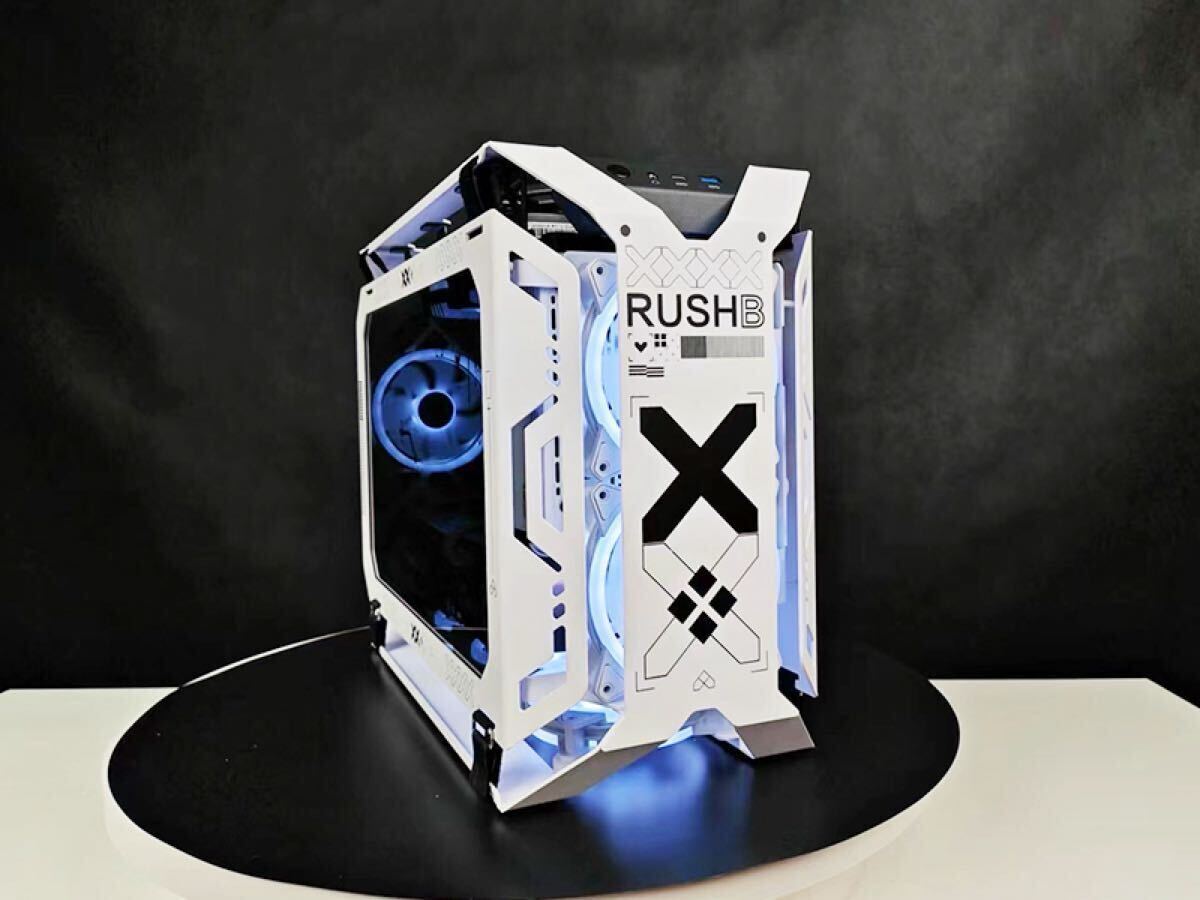 【未使用】【残り1つ!!】【1円～】MLOONG｜X-ERA ver.Pink PCケース 〈Micro-ATX / Mini-ITX ...