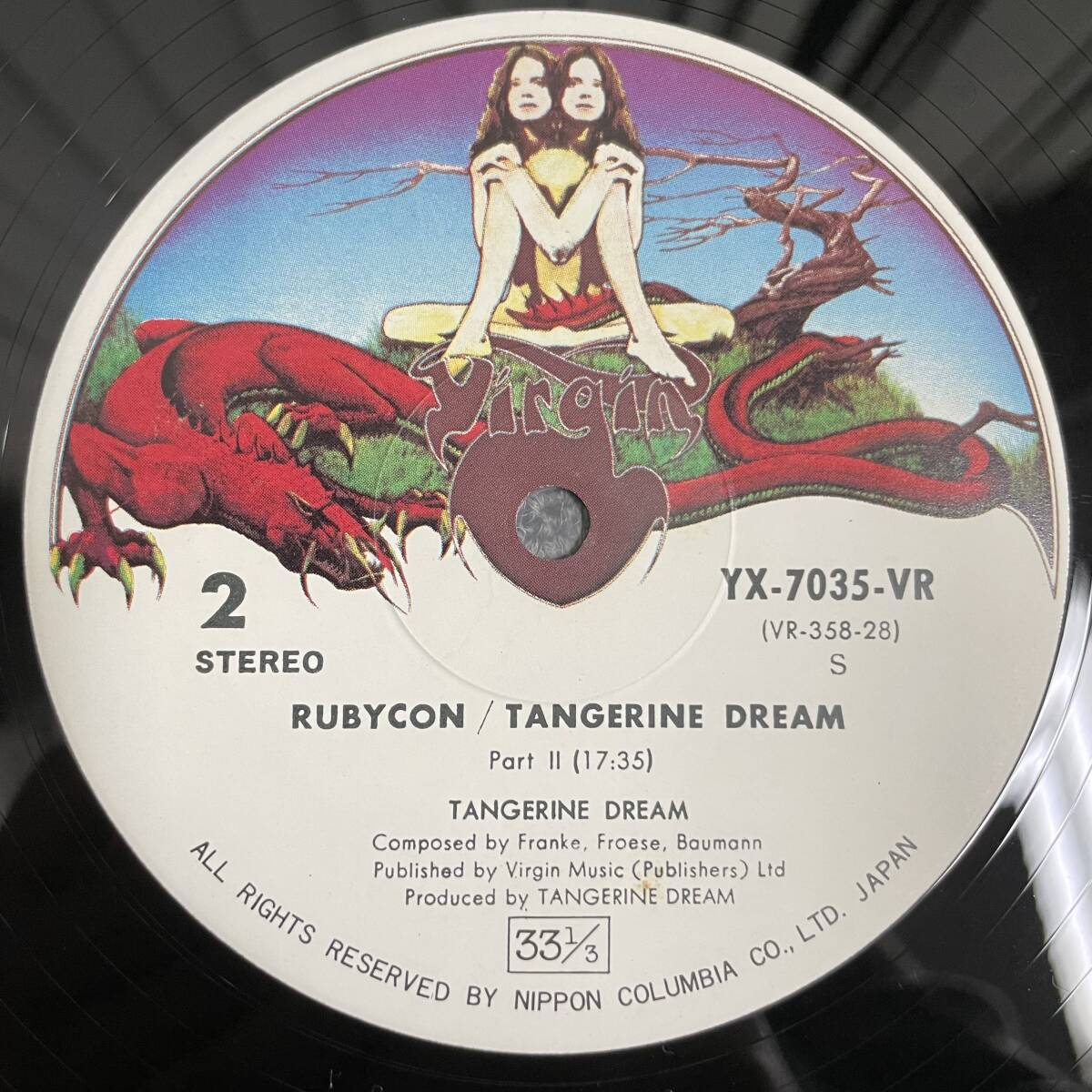 【やや傷や汚れあり】LP/タンジェリン・ドリーム(TANGERINE DREAM)「Rubycon (1975年・YX-7035-VR・クラウトロック・エクスペリメンタル ...