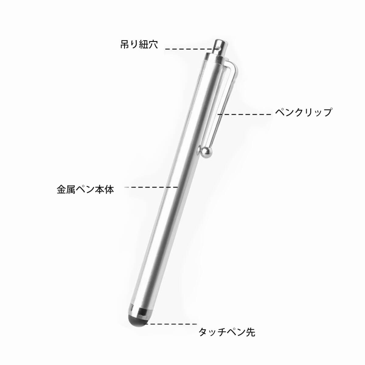 【未使用】5本セット スマホ タッチペン 極細タッチペン ipad iphone Android スマートフォン タブレット対応 静電容量性 ゴムペン先 ;J5428-5ps;の落札情報詳細 ...