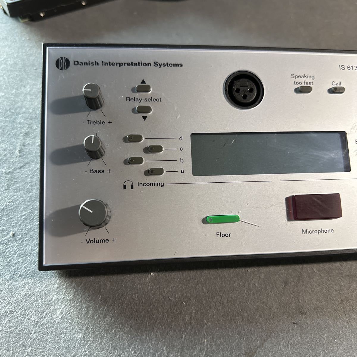 【傷や汚れあり】「C549」Danish Interpretation System 会議マイクコントロール デンマーク語インタープレター ...