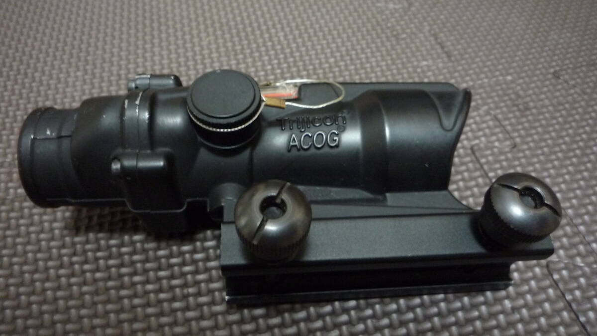 【やや傷や汚れあり】ライフルスコープ Trijicon ACOG TA31タイプ 検) トリジコン マルイ ショート プロスコープ ...