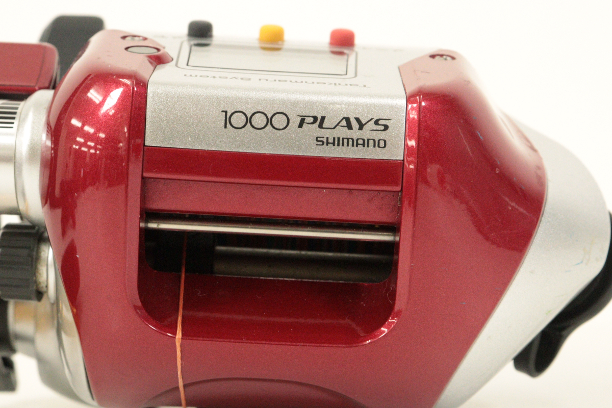 【やや傷や汚れあり】SHIMANO 1000PLAYS シマノ 電動リール 探検丸システム TankenmaruSystem ケーブル付き 船用 フィッシング 釣具 釣り具_AIR_C0502 ...