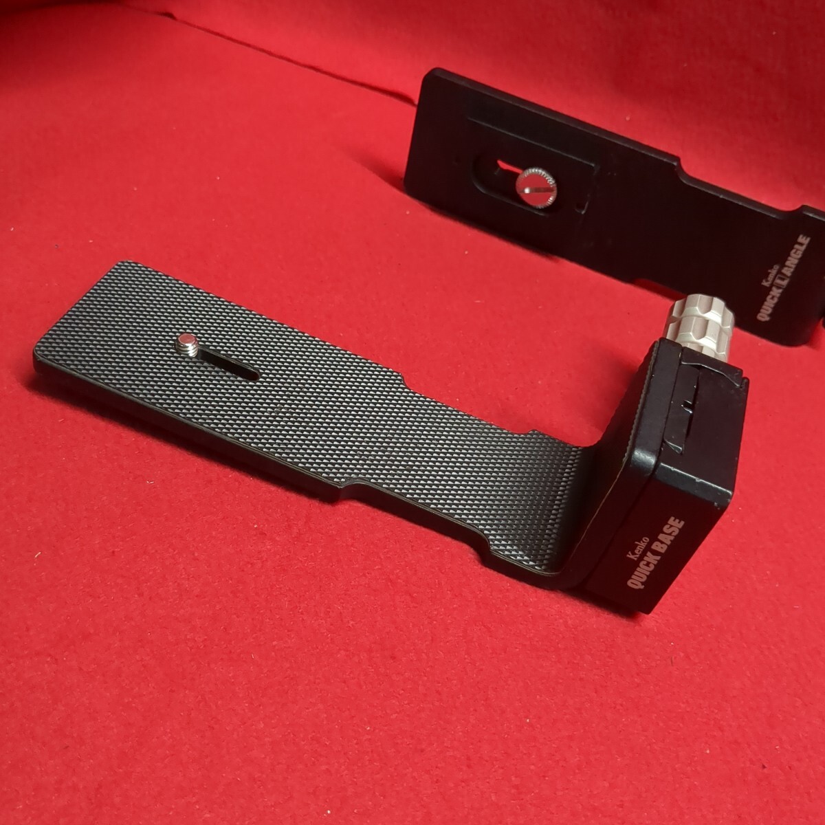 【やや傷や汚れあり】Kenko ケンコー QUICK L ANGLE QUICK BASE クイックアングル クイックベース 雲台 Lアングル ...