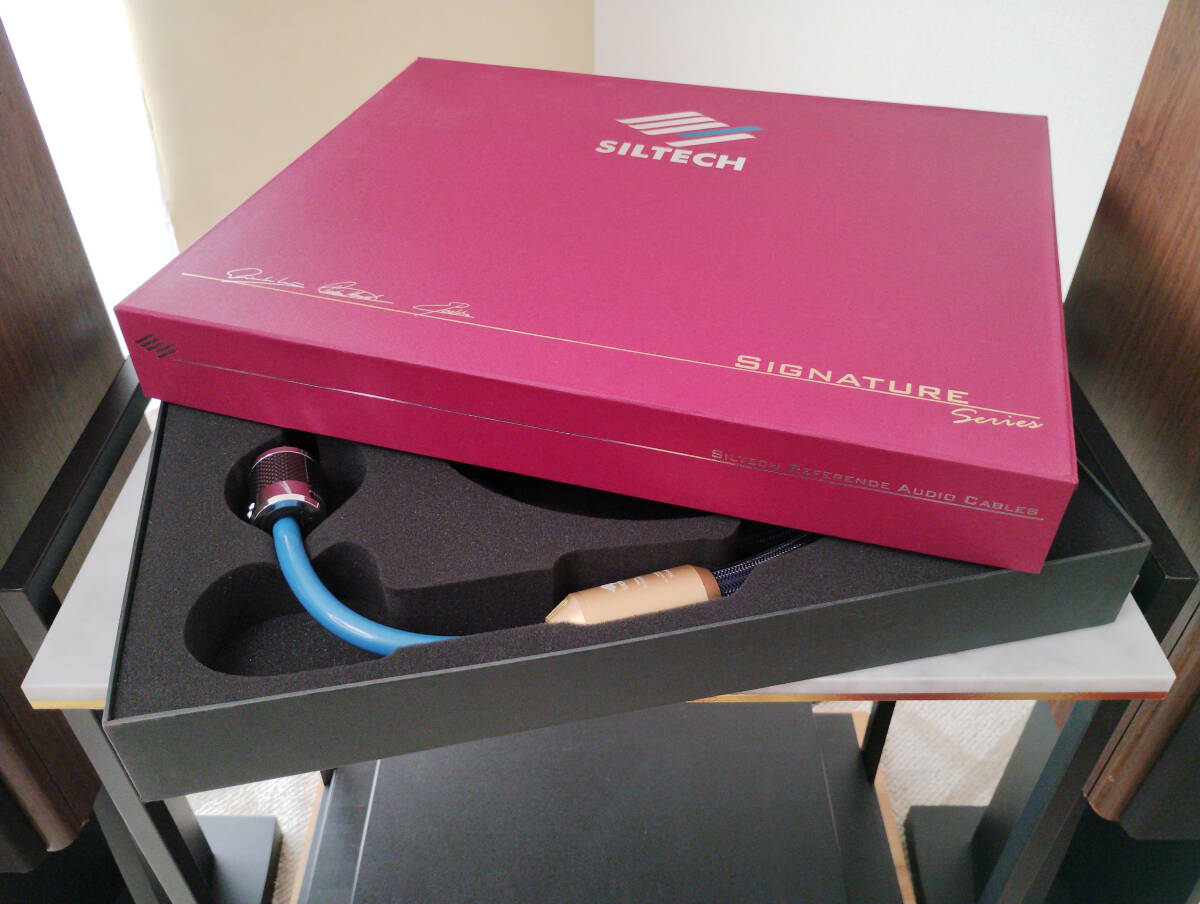 【未使用に近い】68万 Siltech Ruby Hill II 1.5m 電源ケーブル 世界最高峰・同社中核的モデル 強力な共振耐性と給電 ...