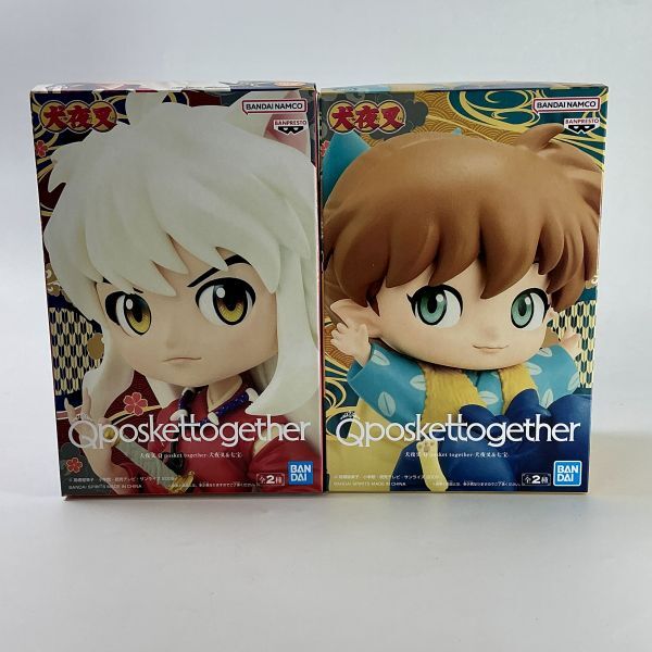 【未使用】犬夜叉 Q posket together 犬夜叉＆七宝 全2種セット AB Qposket プライズ フィギュア バンプレスト ...
