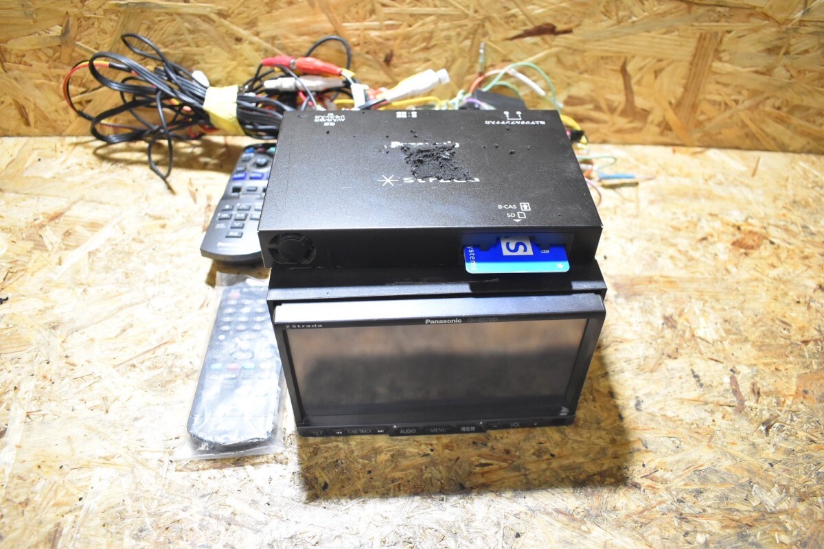 【傷や汚れあり】i01 Panasonic HDDナビ CN-HD700D Strada ストラ－ダ リモコン付 2DIN KENWOOD ...