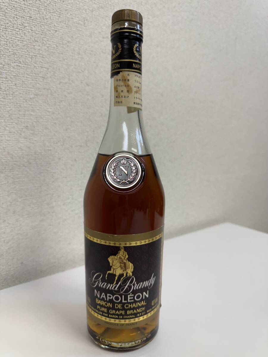 【新品】未開栓 グランドブランデー ナポレオン バロンドシャイナル Grand Brandy NAPOLEON BARON DE ...