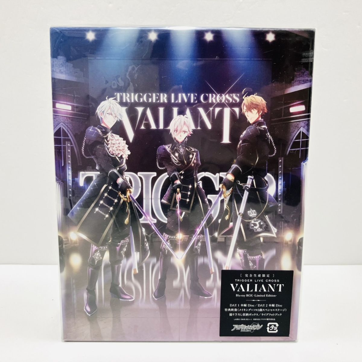 【傷や汚れあり】P345-I58-4771【未開封】アイドリッシュセブン TRIGGER LIVE CROSS 'VALIANT' Blu-ray BOX Limited Edition 完全 ...