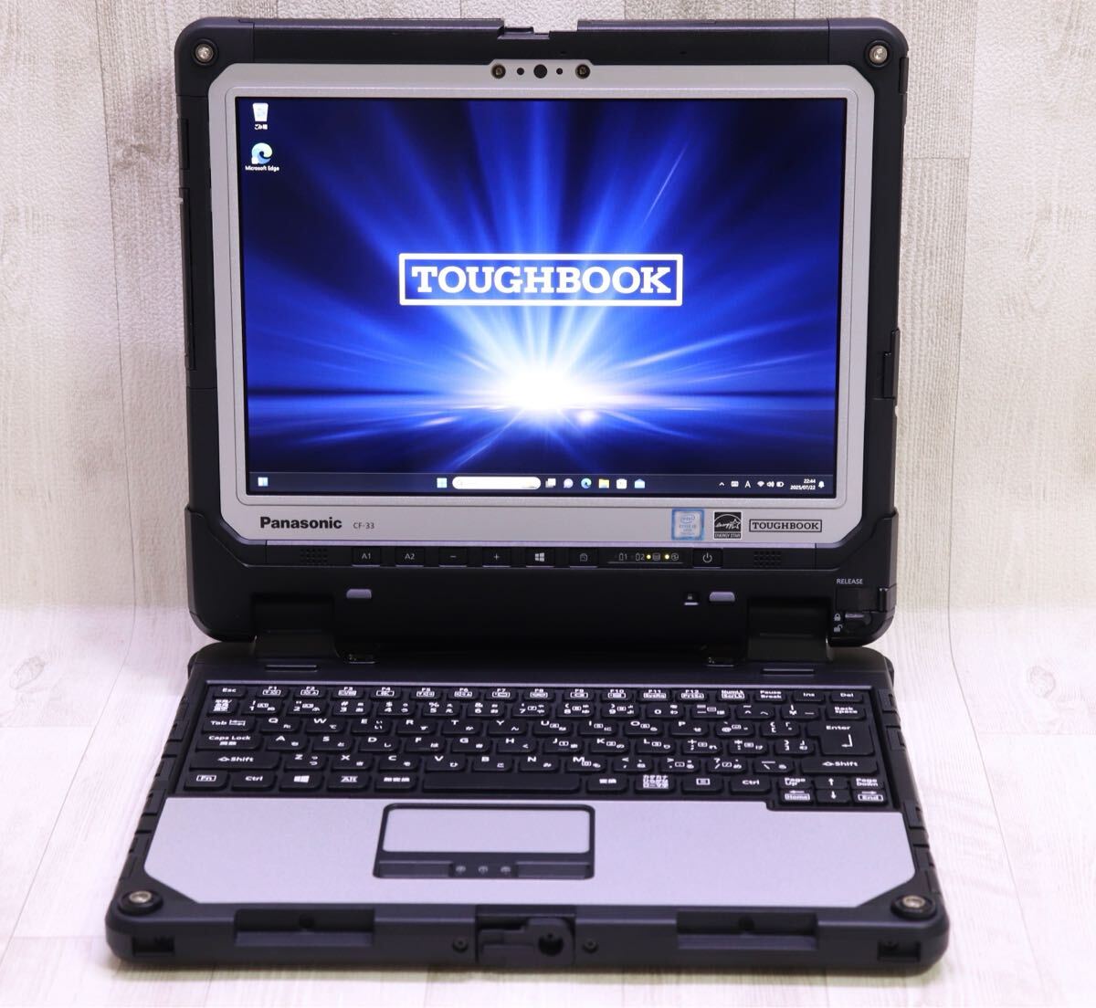 【傷や汚れあり】②Panasonic TOUGHBOOK CF-33(CF-33ABHAQVJ)【Intel Core i5-7300U/SSD:256GB/メモリ:8GB/12.0型/第7 ...