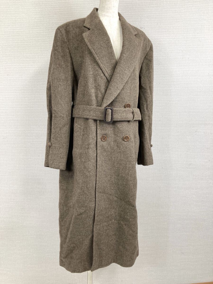 【目立った傷や汚れなし】【A4034】 Play Lord プレイロード Mサイズ相当 アウター チェスター コート 毛100％ メンズ ウエストマーク 内ポケット ダブルボタン 長袖の落札 ...