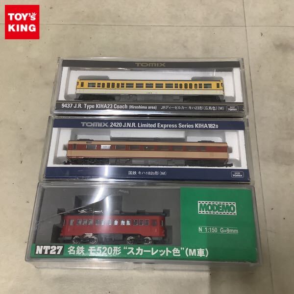 【やや傷や汚れあり】1円〜 動作確認済 TOMIX 他 Nゲージ 2420 国鉄 キハ1820形 M MODEMO NT27 名鉄 モ520形 スカーレット色 M車 等の落札情報詳細 ...