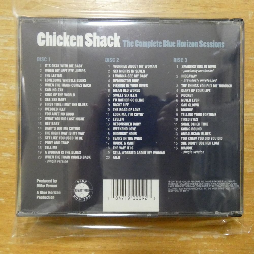 【やや傷や汚れあり】184719000923;【3CD】Chicken Shack / The Complete Blue Horizon ...