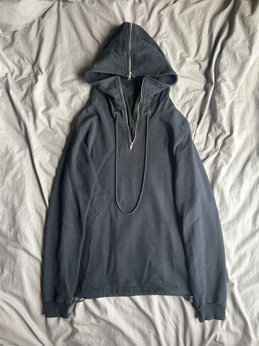 【目立った傷や汚れなし】06AW raf simons ラフシモンズ rafsimons アーカイブ 蛇腹 希少 アントワープ 古着 フーディ ...