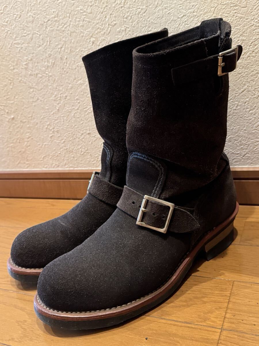 【目立った傷や汚れなし】極美品 7.5D BEAMS 別注 RED WING 8274 ENGINEER BLACK ROUGH OUT ...