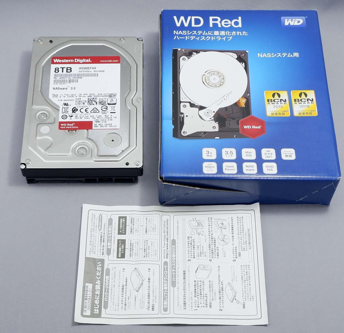 【目立った傷や汚れなし】WD Red WD80EFAX 8TB SATA600 3.5インチ NAS向けHDDの落札情報詳細 - Yahoo ...