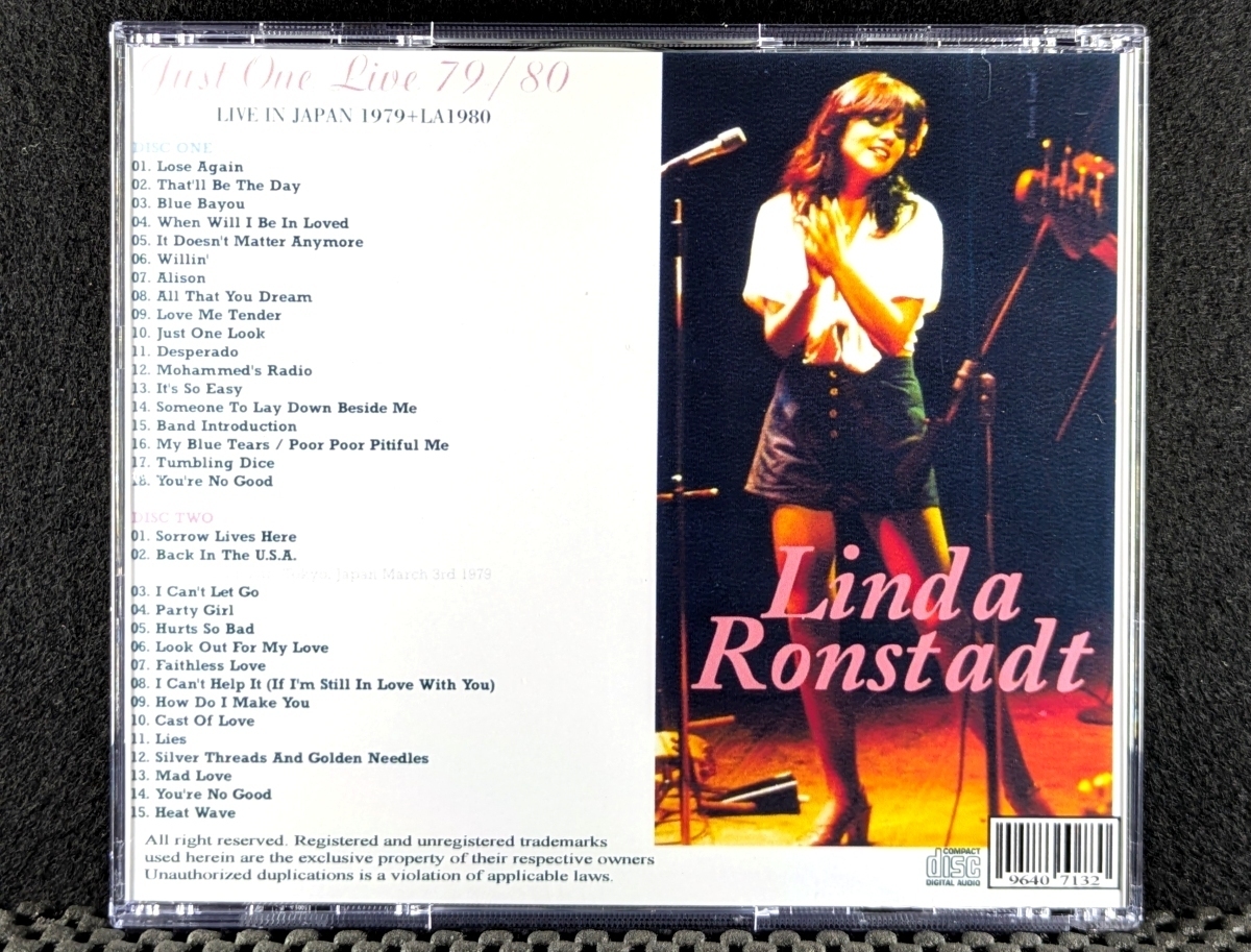 【未使用】リンダ・ロンシュタット - Just One Live 79/80 - Linda Ronstadtの落札情報詳細 - Yahoo ...