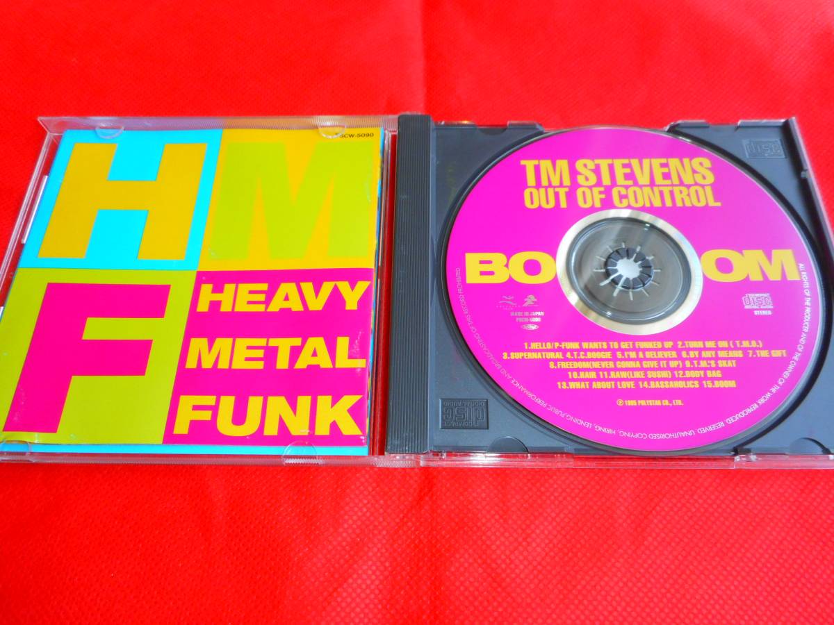 【目立った傷や汚れなし】 TMスティーヴンス / ブーム TM Stevens CD USED ヘヴィメタル・ファンク ベース スーパーベース ...